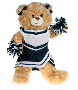 Navy and White Cheer Uniform 16 inch size